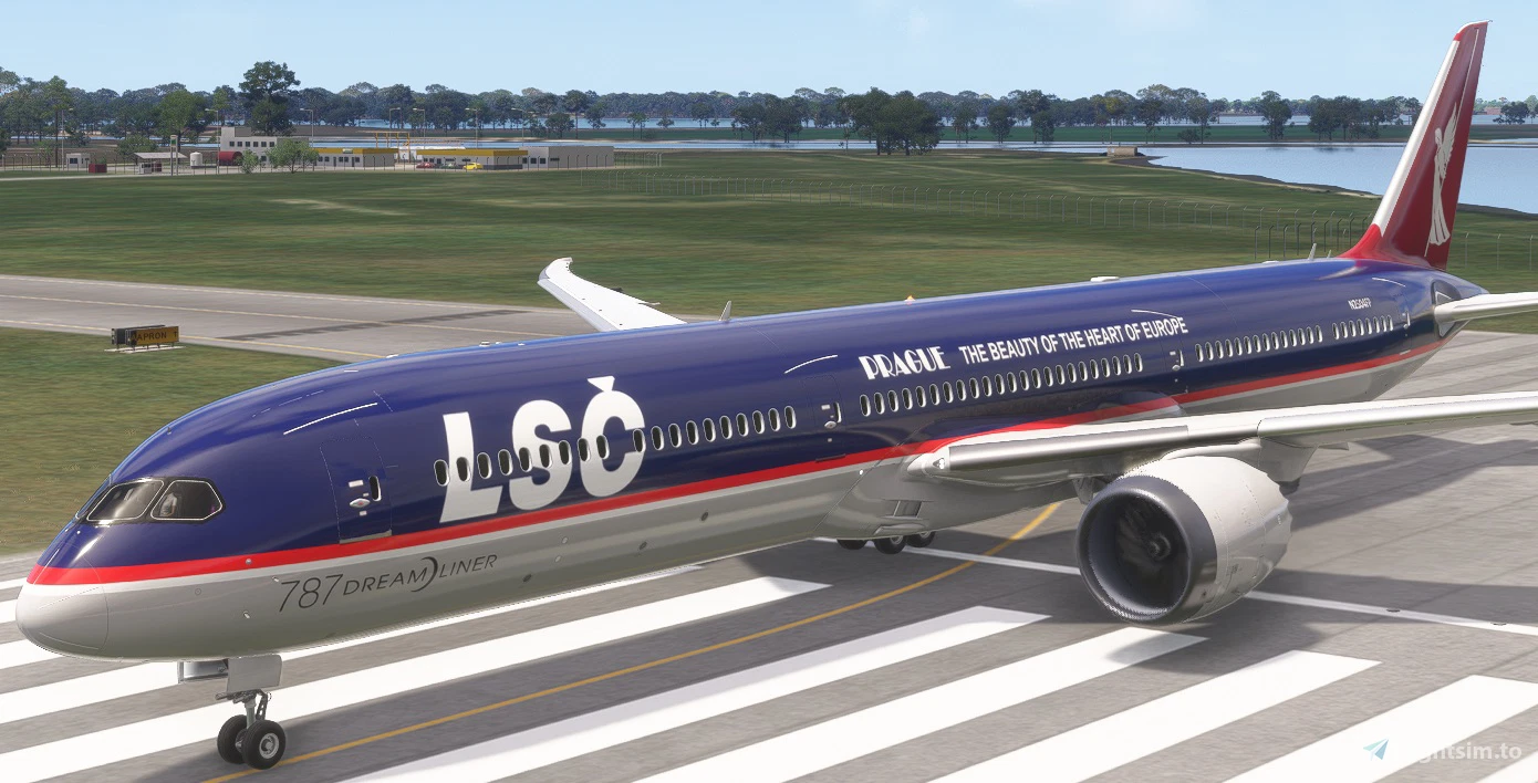 Asobo 787-10 Fictional Prague LSC Livery for Microsoft Flight Simulator ...