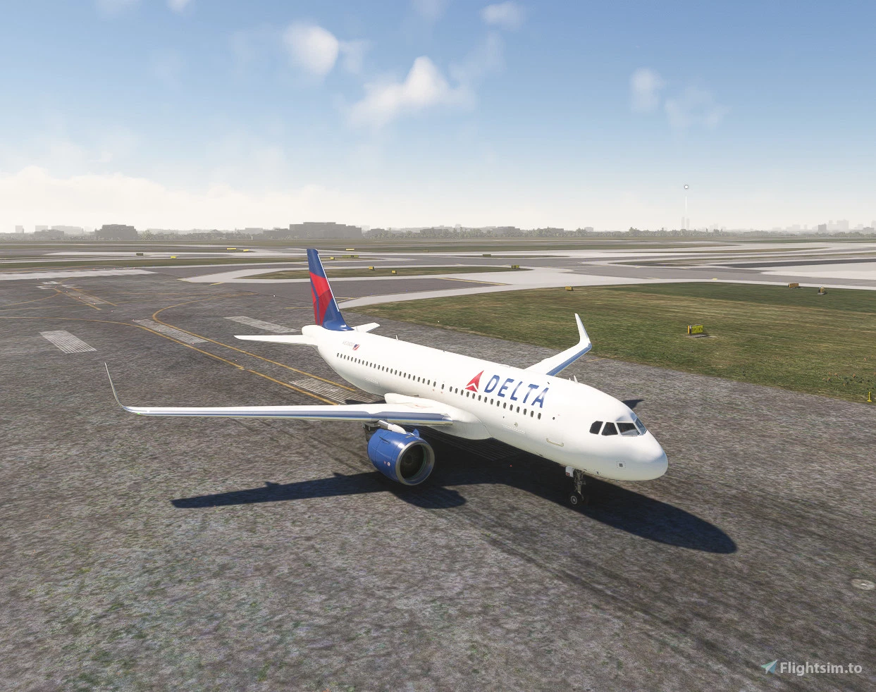 Asobo A320 neo Delta Livery for Microsoft Flight Simulator | MSFS