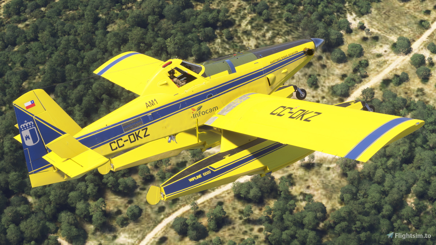 Asobo AT-802A Fireboss | INFOCAM | CC-DKZ | Martinez Ridao Aviacion dla ...