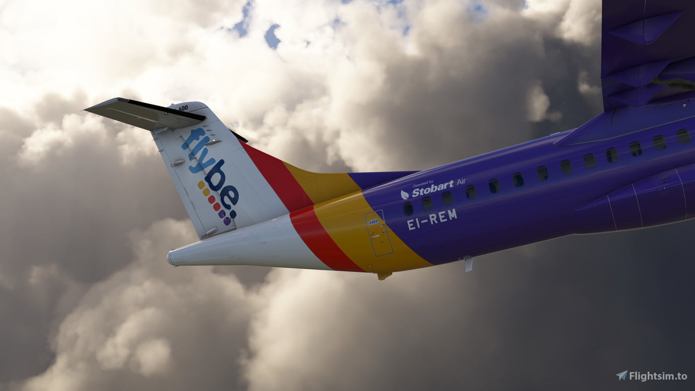 Asobo ATR 72-600 - Flybe (Operated by Stobart Air) - EI-REM - 4K for ...