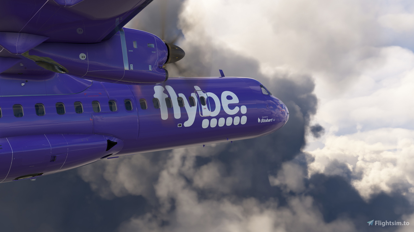 Asobo ATR 72-600 - Flybe (Operated by Stobart Air) - EI-REM - 4K for ...