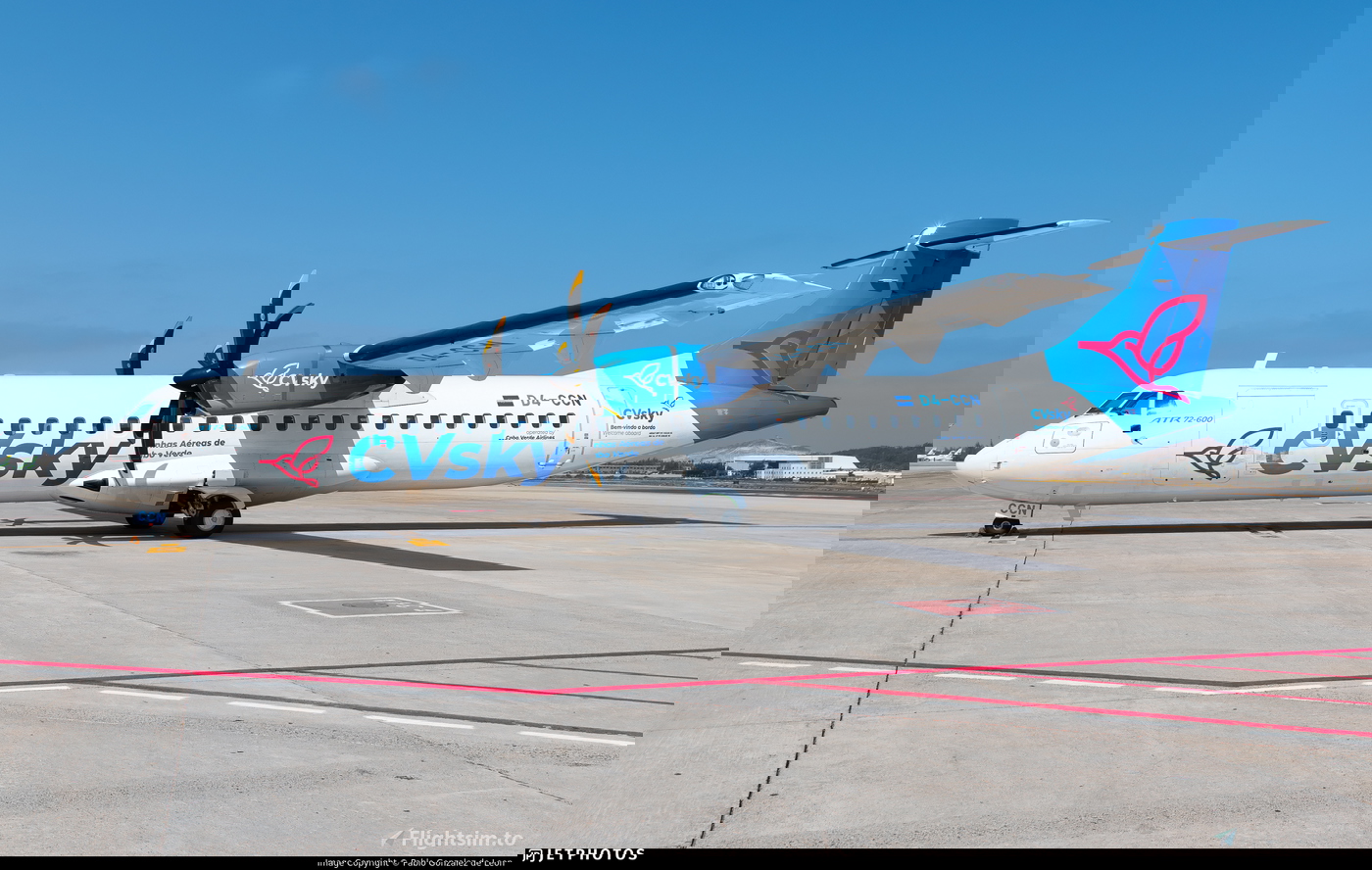 Asobo ATR 72-600 CVSky D4-CCN livery for Microsoft Flight Simulator | MSFS