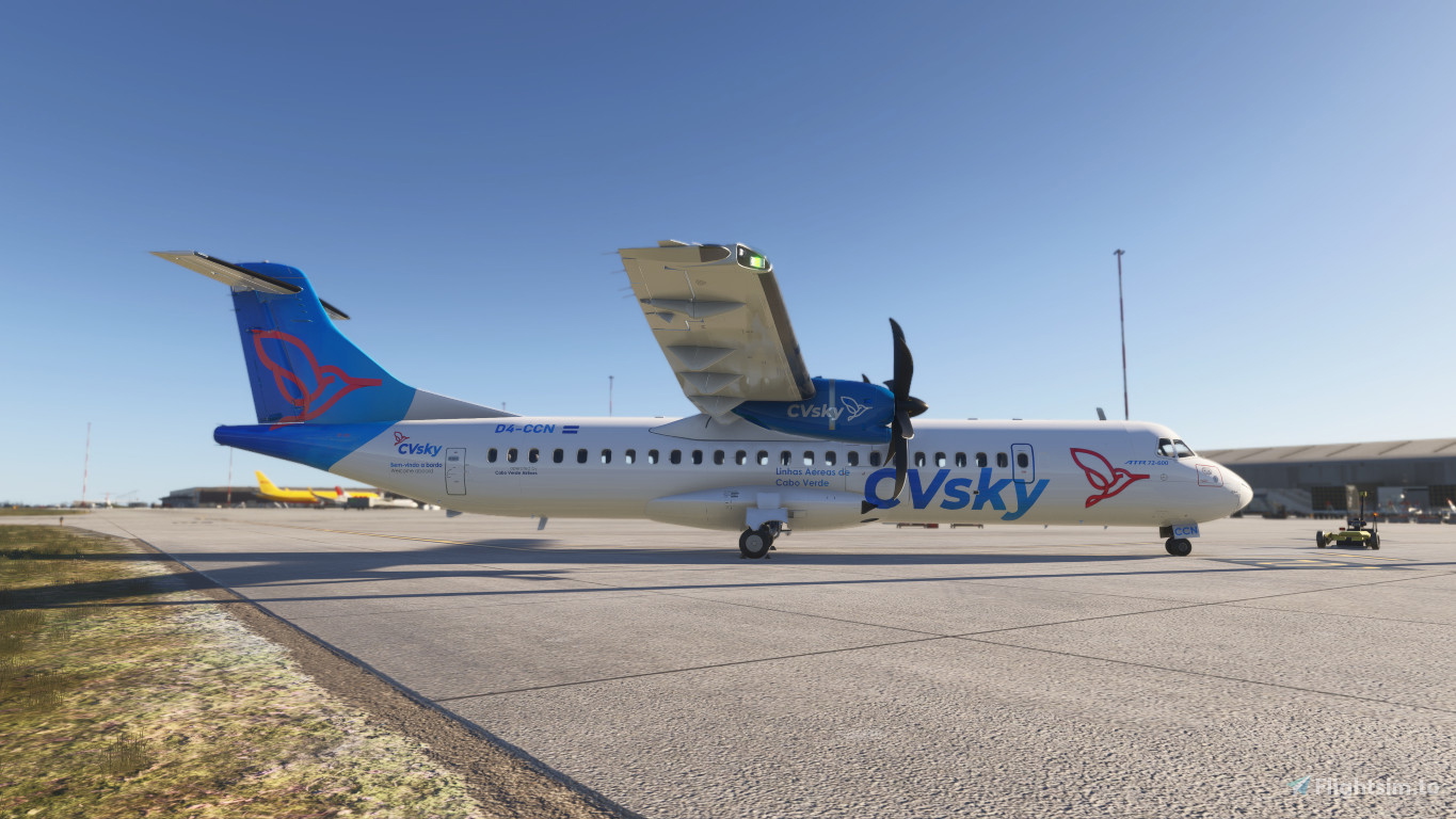 Asobo ATR 72-600 CVSky D4-CCN livery for Microsoft Flight Simulator | MSFS