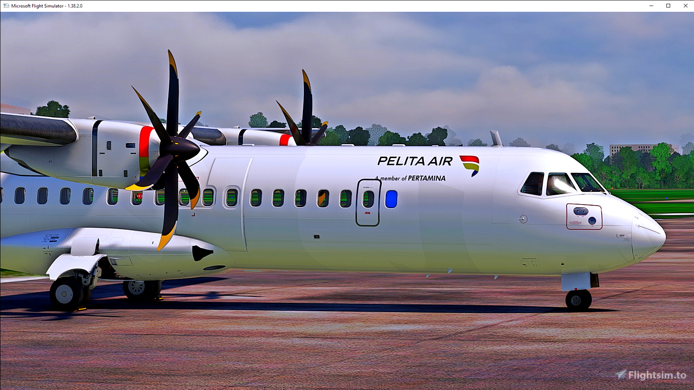 Asobo ATR 72-600 Pelita Air PK-PAH (New Livery) for Microsoft Flight ...