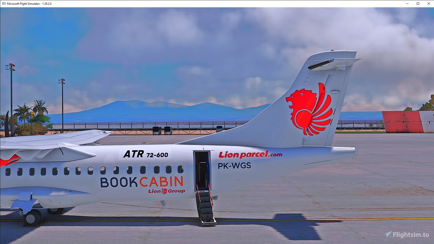 Asobo ATR 72-600 Wings Air PK-WGS Book Cabin Livery for Microsoft ...