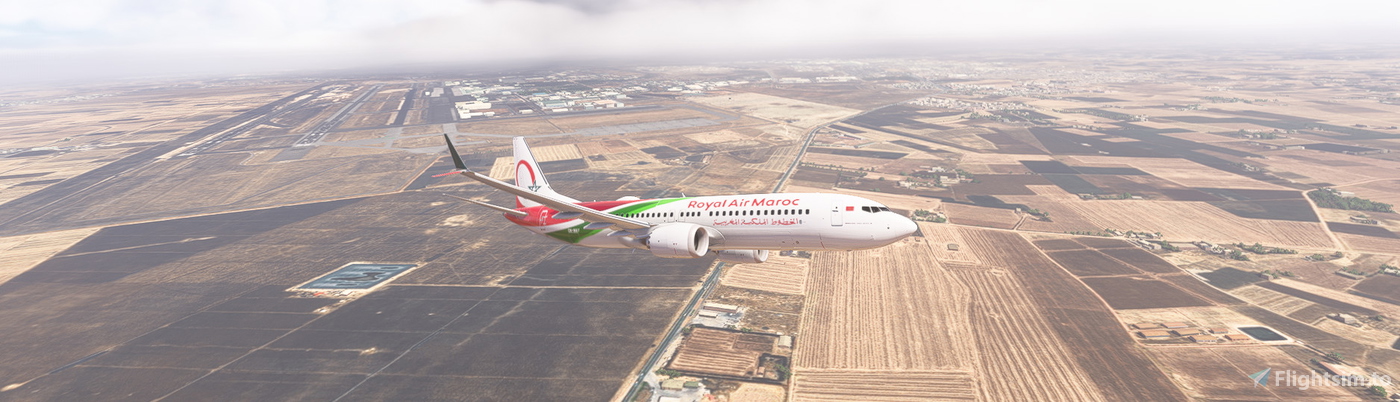 Asobo B737 MAX 8 | Royal Air Maroc CN-MAY-RHH-RHD | MSFS 2024 ...