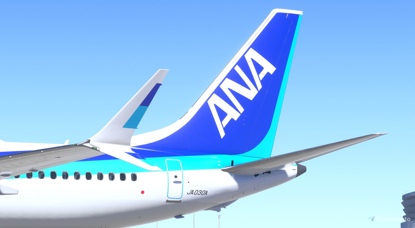 [Asobo B737 MAX 8] All Nippon Airways JA030A dla Microsoft Flight ...