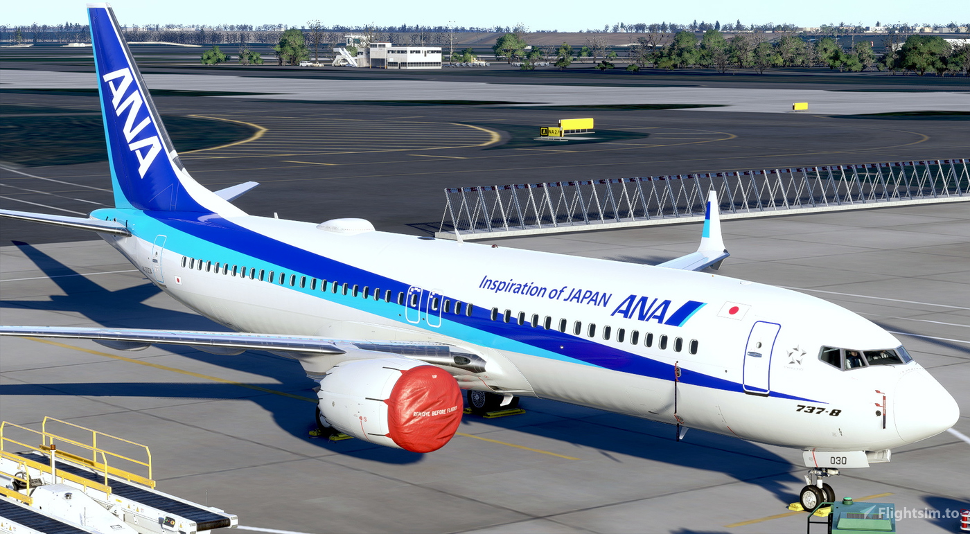 [Asobo B737 MAX 8] All Nippon Airways JA030A for Microsoft Flight Simulator | MSFS