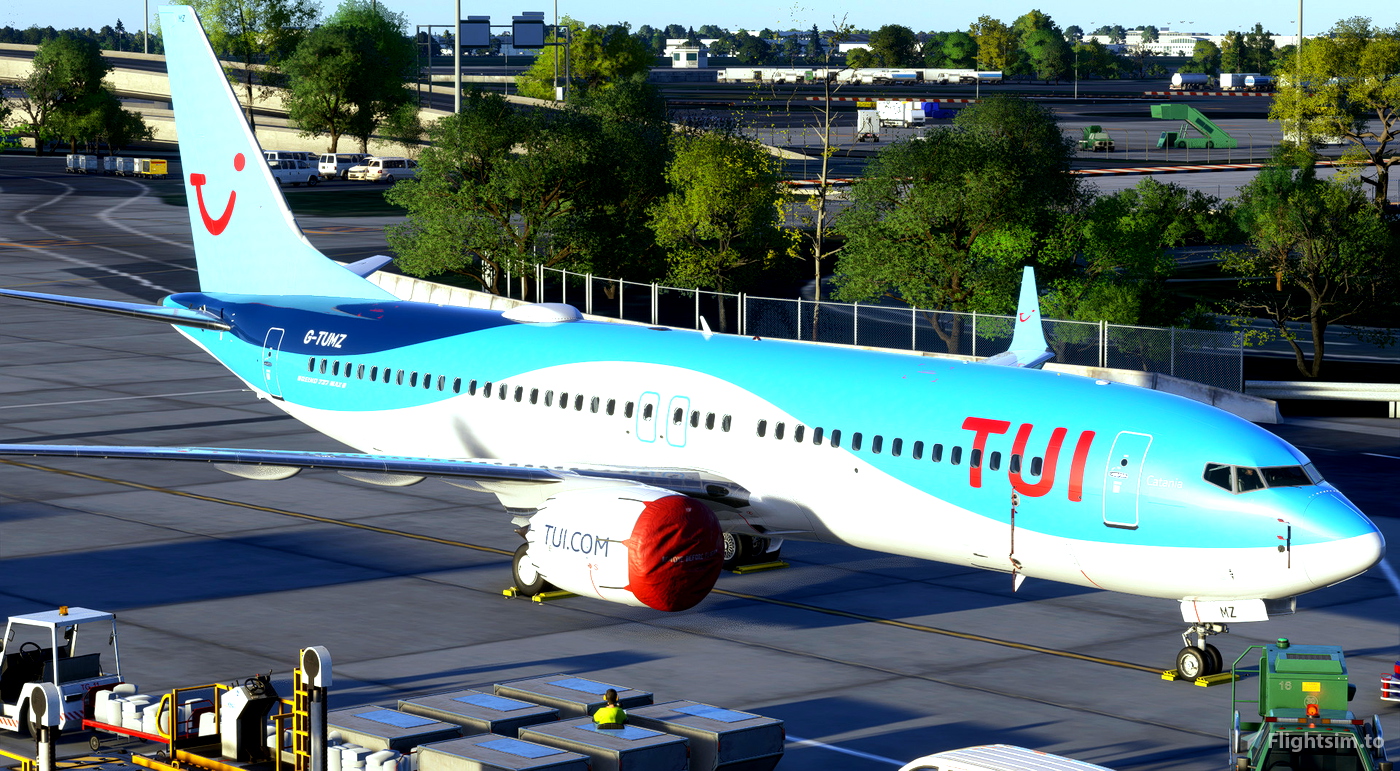 [Asobo B737 MAX 8] TUI Fleet Pack pour Microsoft Flight Simulator | Feed