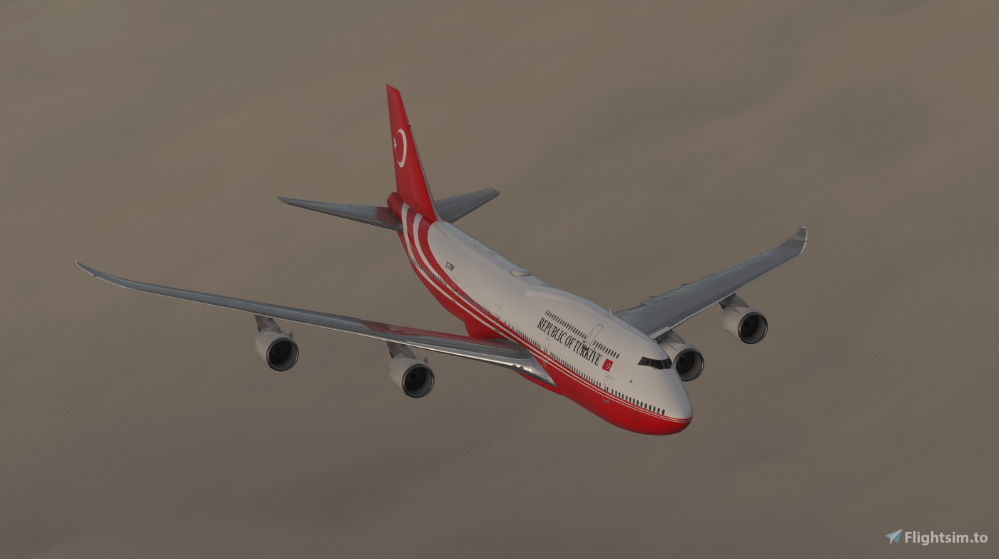 Asobo B747-8 Turkish Government "TC-TRK" (8K) for Microsoft Flight ...
