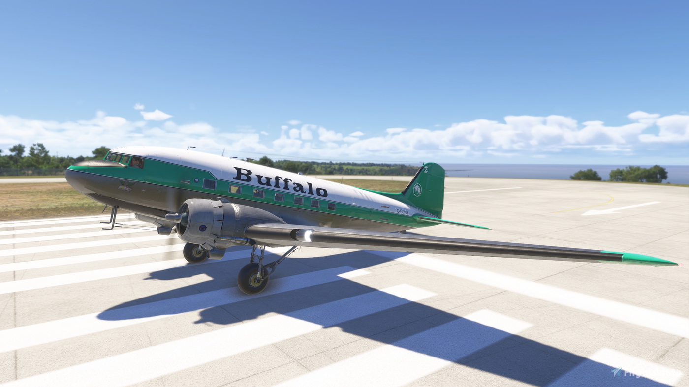 Asobo DC3 Buffalo Airways C-GPNR for MSFS2024, classic and retrofit cockpits for Microsoft ...