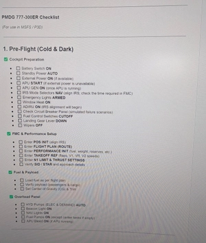 Asobo Pilatus Pc-24 Checklist - MSFS Add-on - Flightsim.to