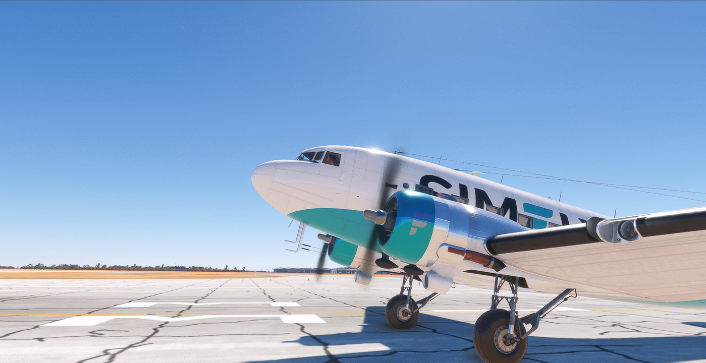 [ASOBO] SimFly Douglas DC-3 livery 对于 Microsoft Flight Simulator | MSFS