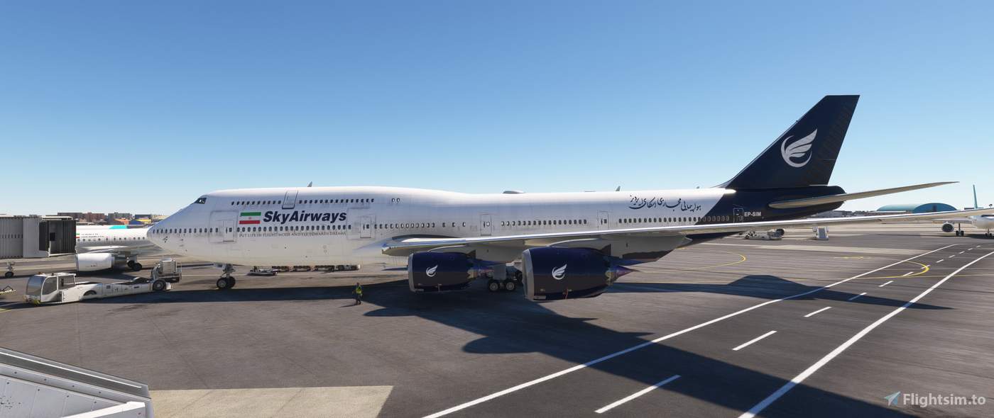 Asobo Studio and Salty Simulations 747-8i Sky Airways para Microsoft Flight Simulator | MSFS