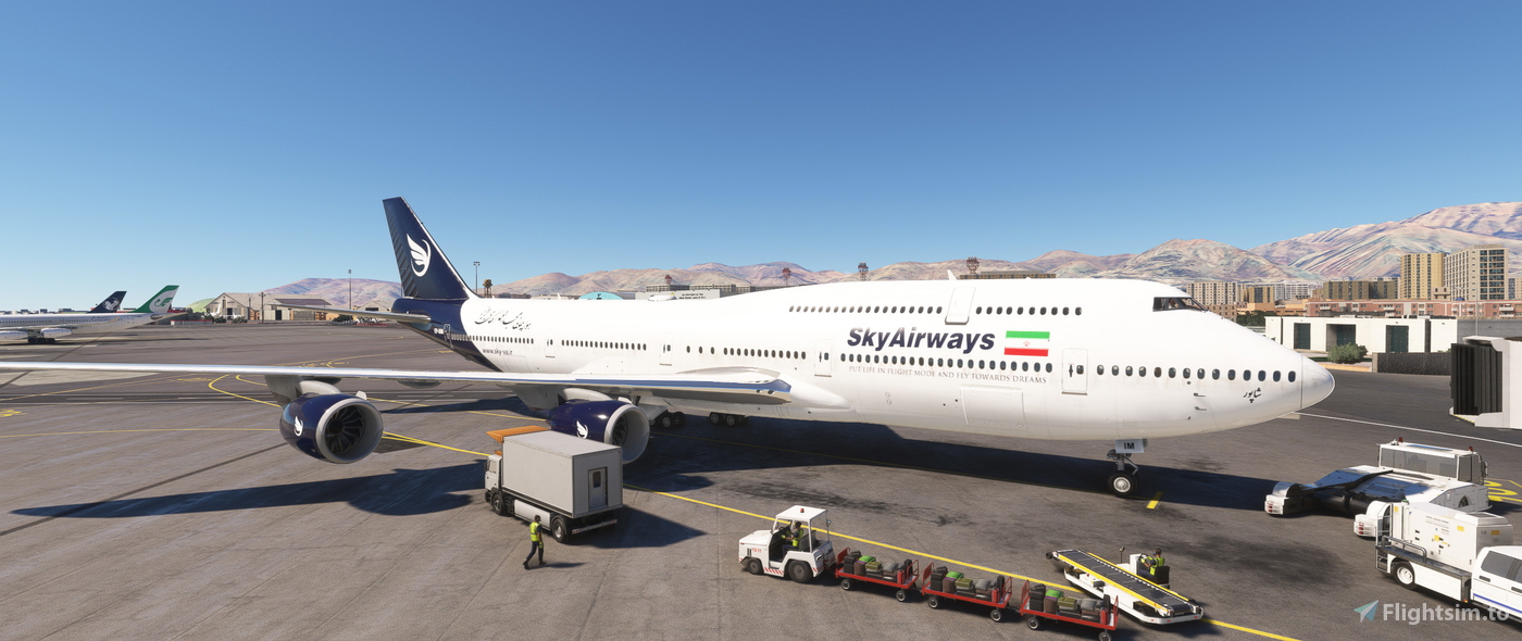 Asobo Studio and Salty Simulations 747-8i Sky Airways для Microsoft Flight Simulator | MSFS