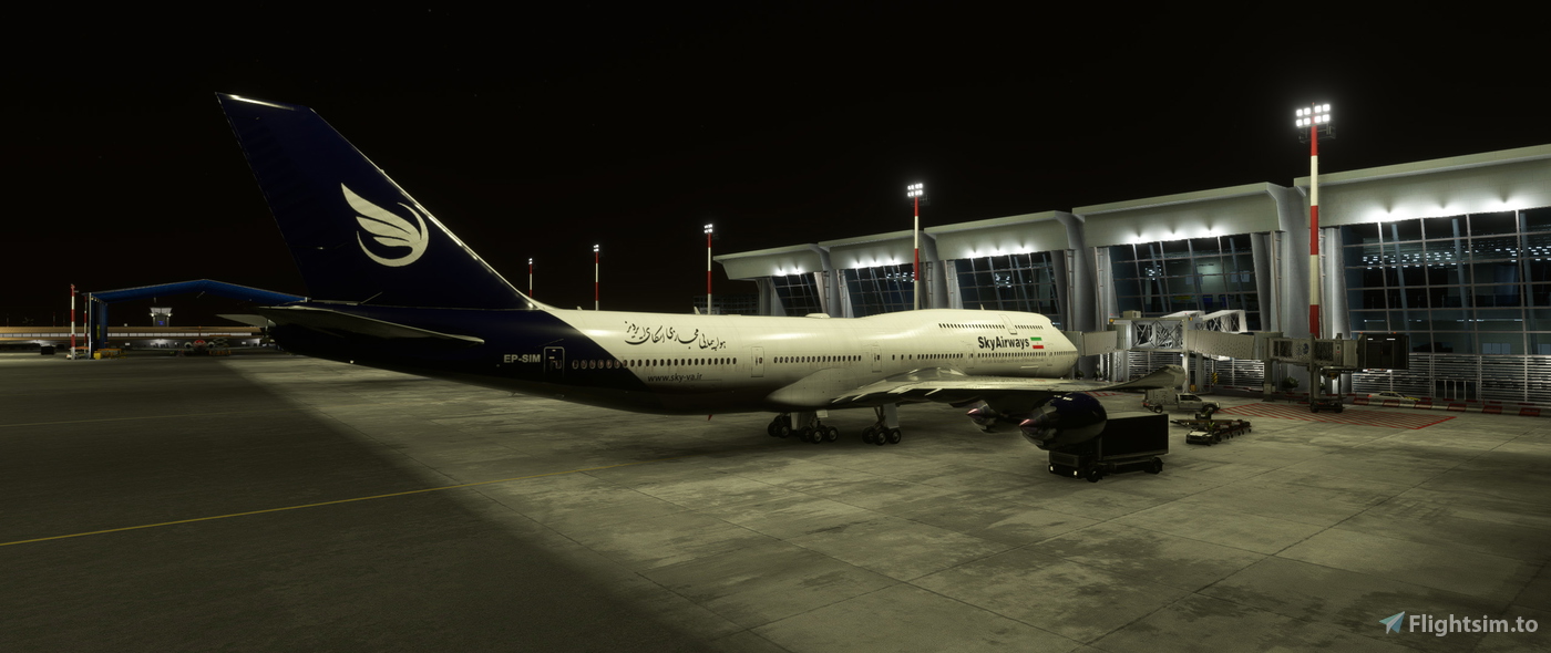 Asobo Studio and Salty Simulations 747-8i Sky Airways för Microsoft Flight Simulator | MSFS