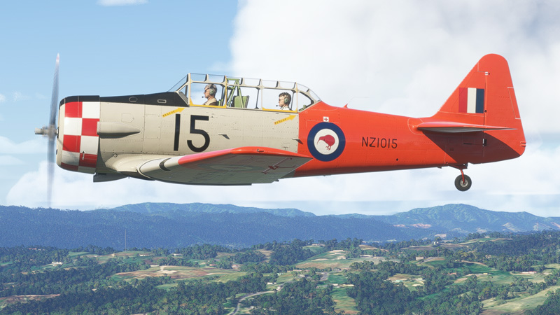 Asobo T-6 Texan : RNZAF Harvard NZ1015 1970 : MSFS 2024 - MSFS Add-on ...
