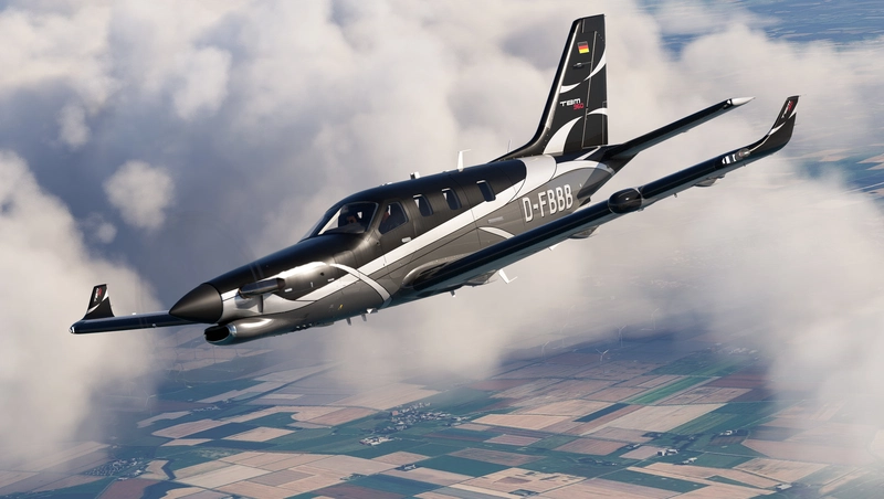 Asobo TBM 930 D-FBBB (Dynamic Registration) for Microsoft Flight ...