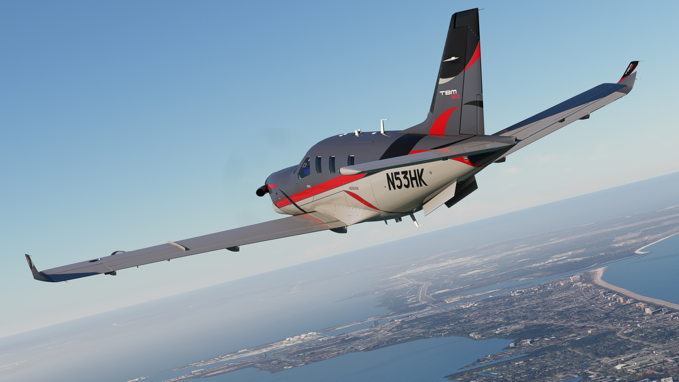 Asobo TBM 930 N53HK (Dynamic Registration) 对于 Microsoft Flight ...