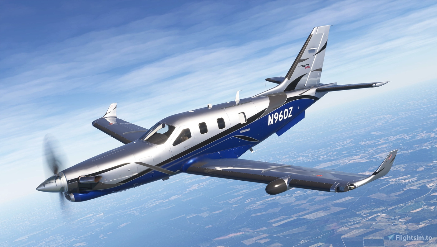 Asobo TBM 930 N960Z (Dynamic Registration) for Microsoft Flight ...