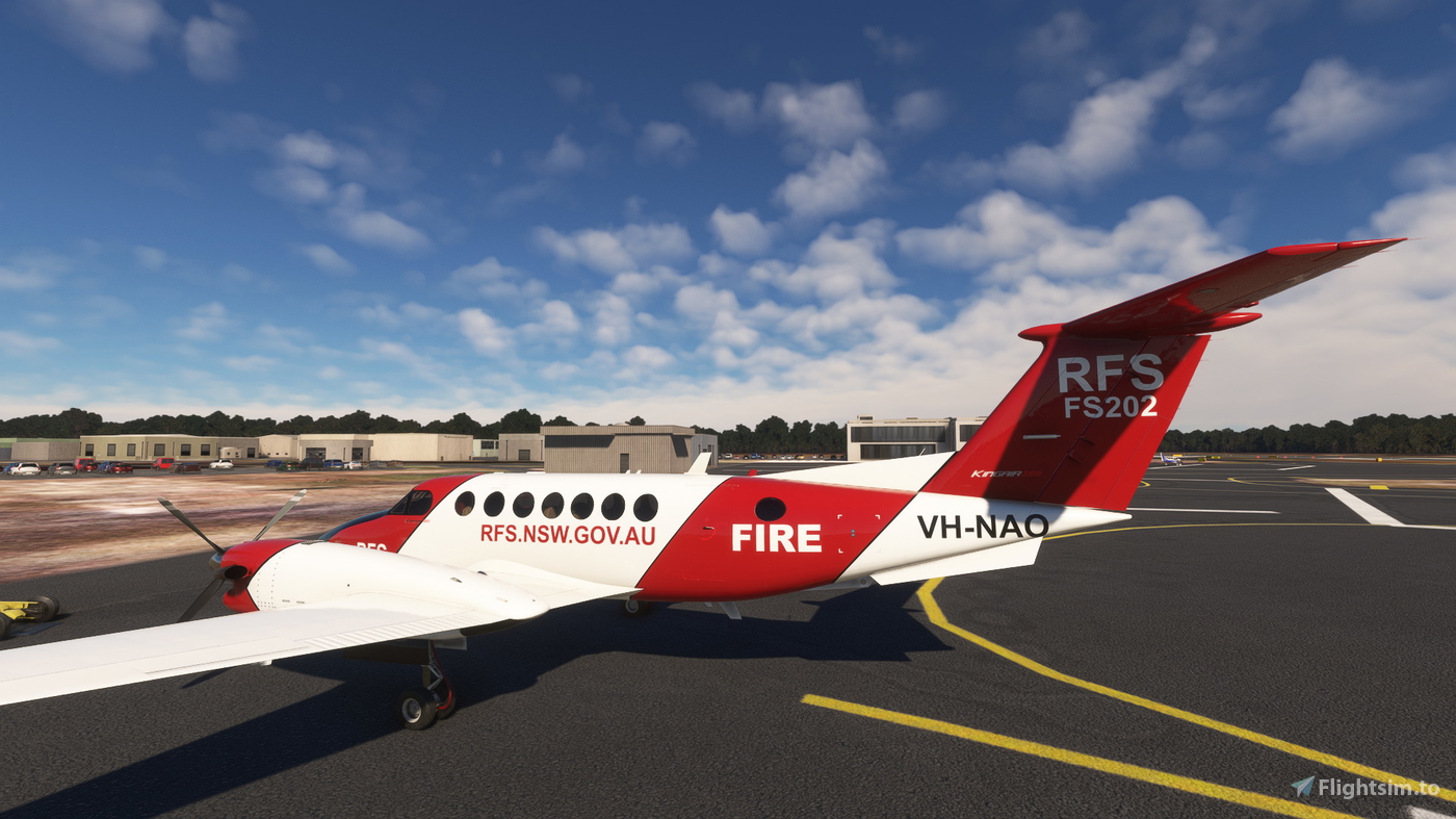 Asobo/Blacksquare King Air 350 NSW RFS FireScan 202 のために Microsoft ...