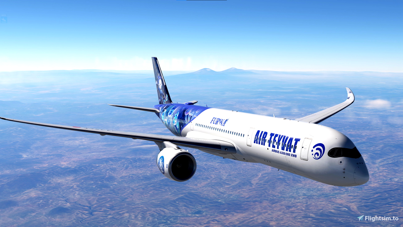 AT Furina A350-900 Genshin Impact livery para Microsoft Flight ...