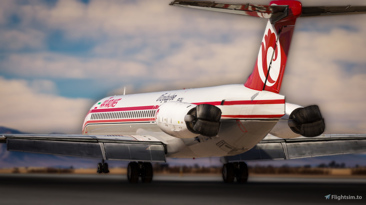 Ata Airlines (EP-TAJ) MD-82 for Microsoft Flight Simulator | MSFS