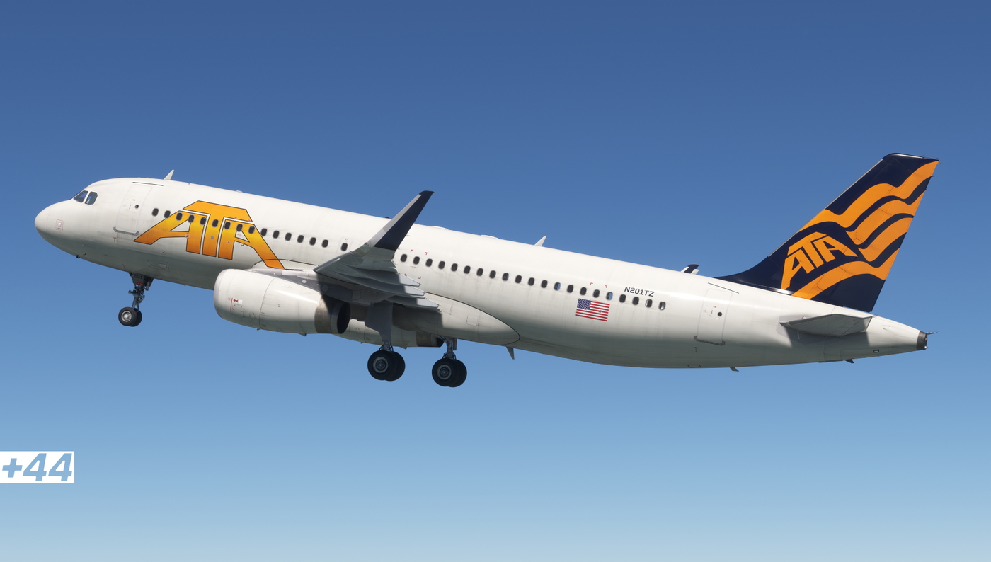 ATA Airlines (N201TZ) Fenix A320 SL - 8K für Microsoft Flight Simulator ...