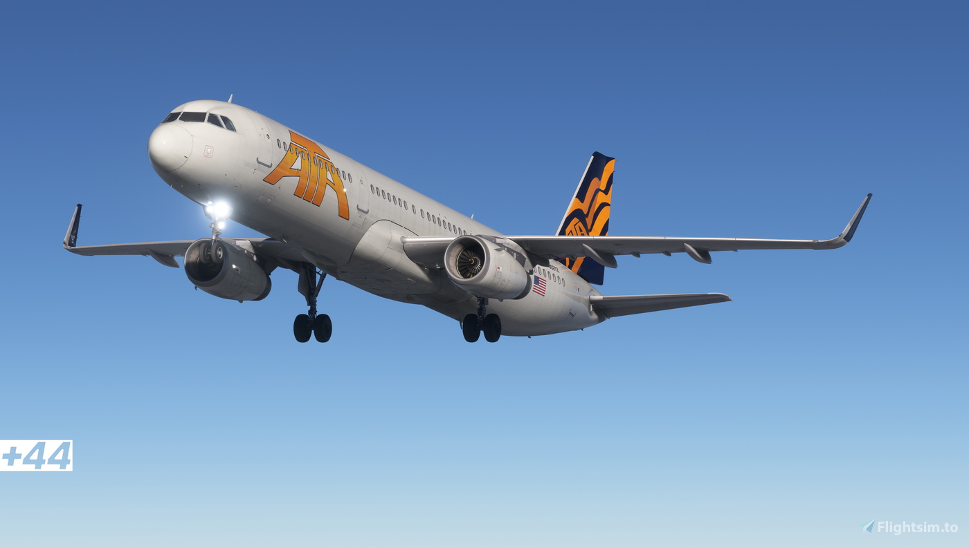 ATA Airlines (N302TZ) Fenix A321 SL - 8K for Microsoft Flight Simulator | MSFS