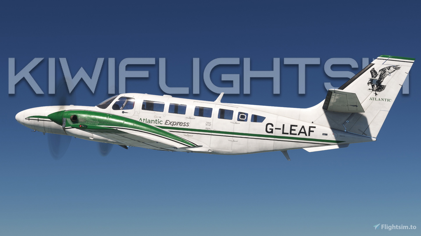 Atlantic Express G-LEAF | iniBuilds F406 Caravan II [4K] para Microsoft ...