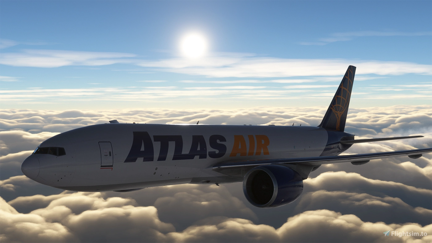 Atlas Air Cargo N703GT PMDG B777F für Microsoft Flight Simulator | MSFS