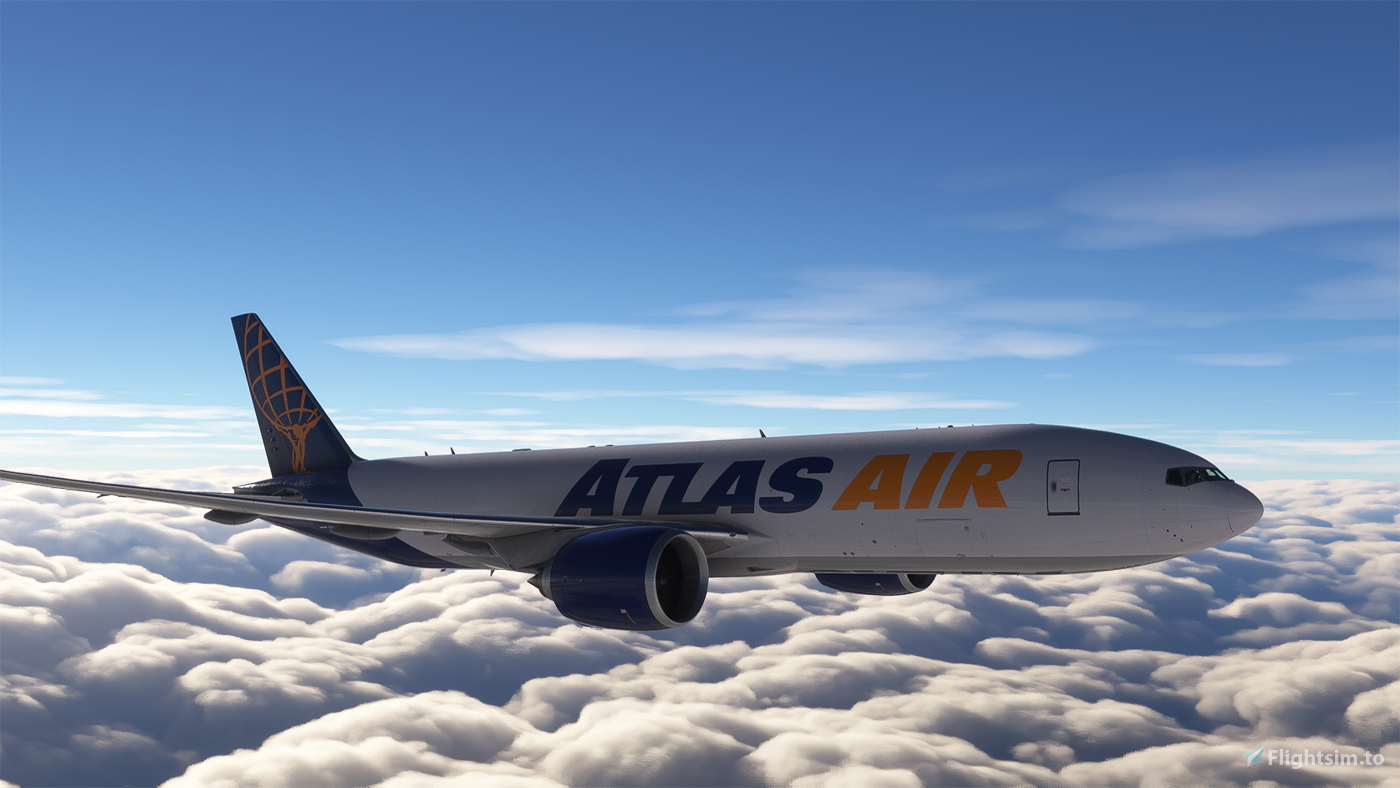Atlas Air Cargo N703GT PMDG B777F para Microsoft Flight Simulator | MSFS