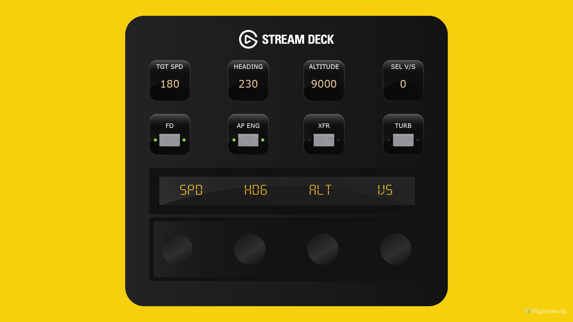 Flight Panels - ATR 72-600 Stream Deck + Autopilot Panel for Microsoft ...