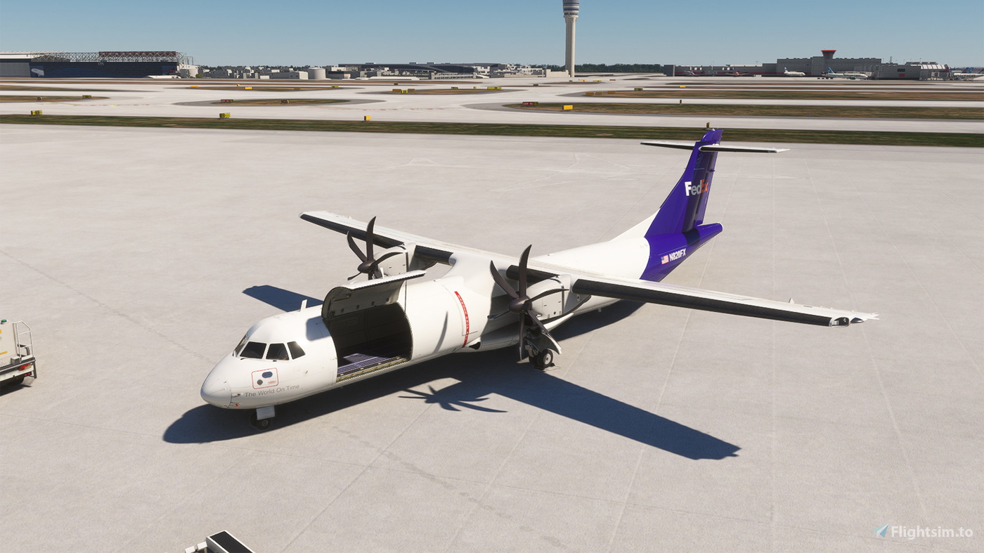 ATR72 FedEx - Mountain Air Cargo (Real Cargo Interior)[4K] for Microsoft Flight Simulator | MSFS