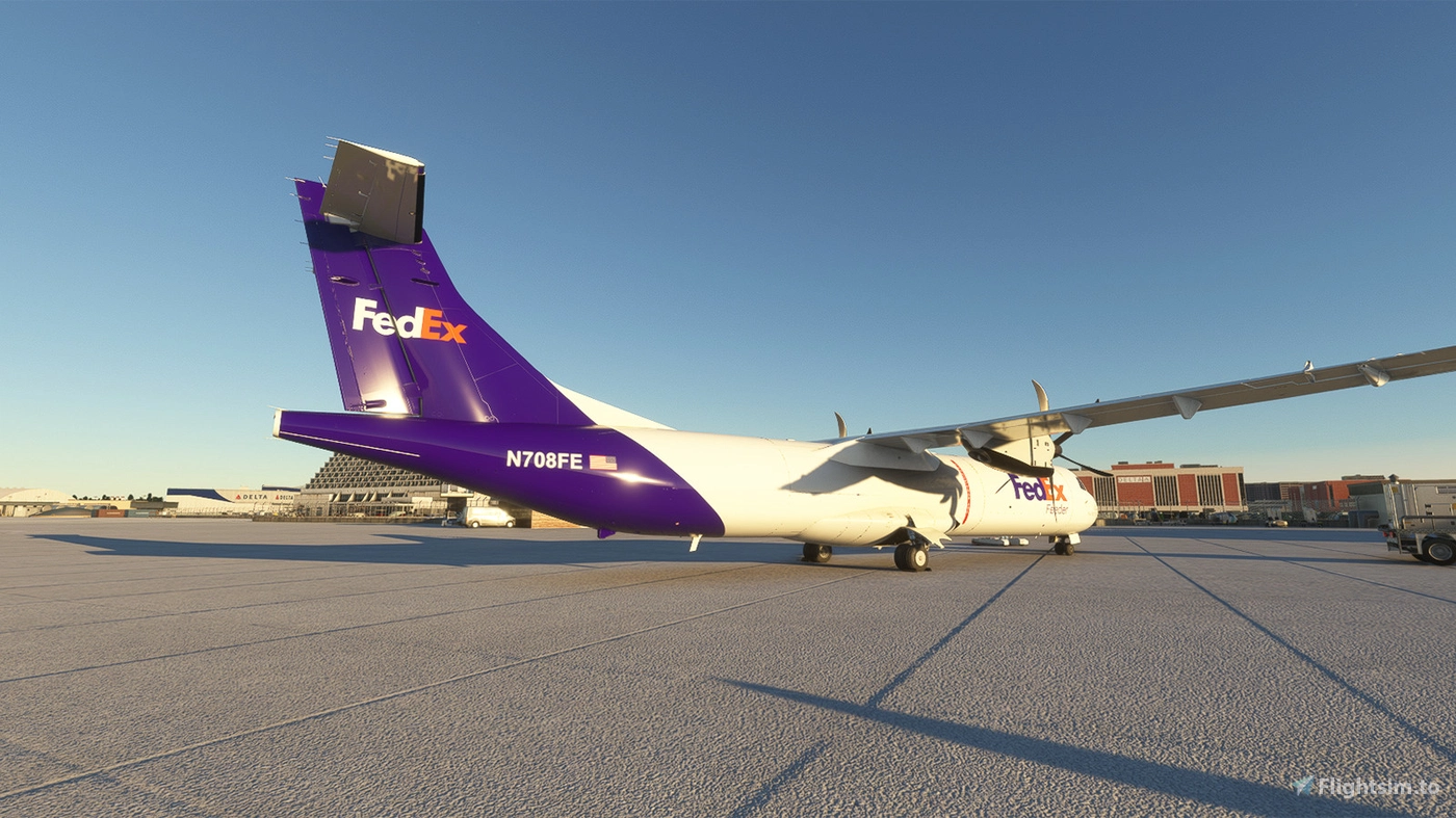 ATR72 FedEx - Mountain Air Cargo (Real Cargo Interior)[4K] for ...