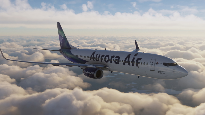 Aurora Air - PMDG 737-800 LN-RFH "Nidaros" for Microsoft Flight Simulator | MSFS