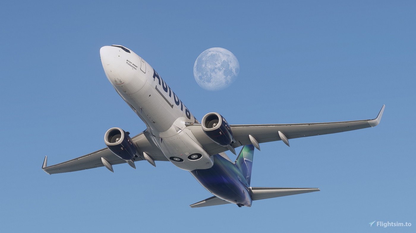 Aurora Air - PMDG 737-800F LN-CRG "Preikestolen" for Microsoft Flight Simulator | MSFS