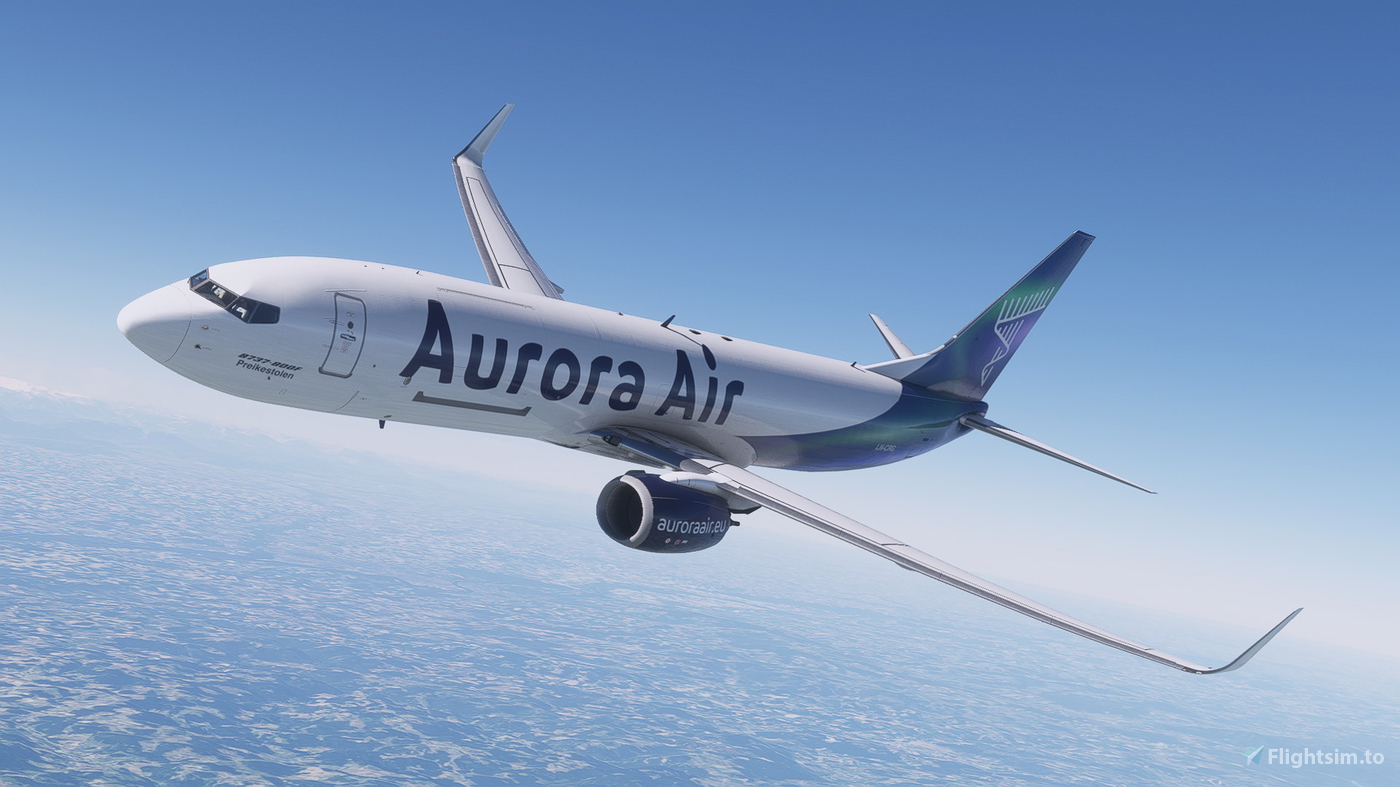 Aurora Air - PMDG 737-800F LN-CRG "Preikestolen" for Microsoft Flight Simulator | MSFS
