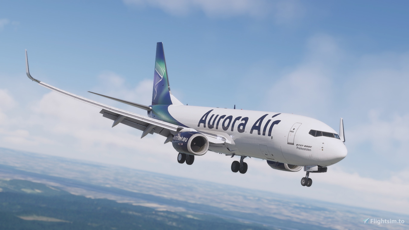 Aurora Air - PMDG 737-800F LN-CRG "Preikestolen" for Microsoft Flight Simulator | MSFS
