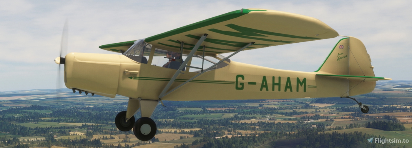 Auster Autocrat J-1A 'G-AHAM' for Microsoft Flight Simulator | MSFS