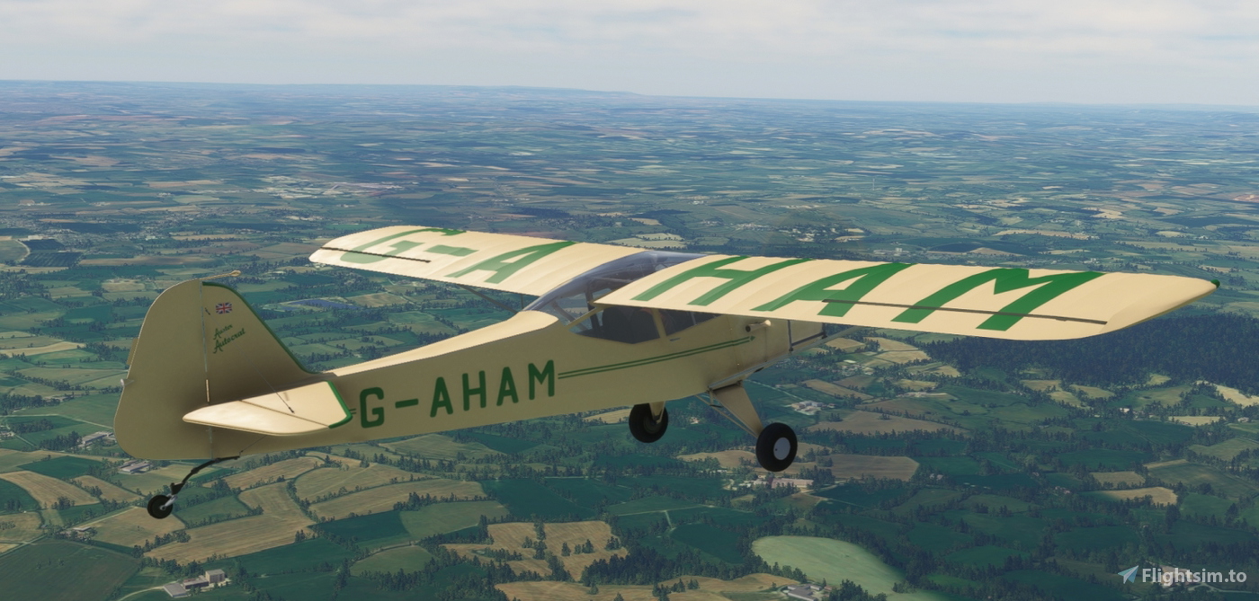 Auster Autocrat J-1A 'G-AHAM' for Microsoft Flight Simulator | MSFS