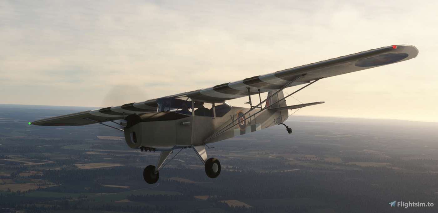 Auster Autocrat (Auster 5 J-1) 'F-AZDO' для Microsoft Flight Simulator ...