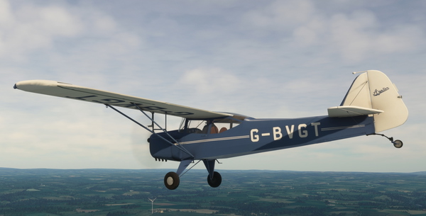 Auster Autocrat (Auster 5 J-1) 'F-AZDO' for Microsoft Flight Simulator ...