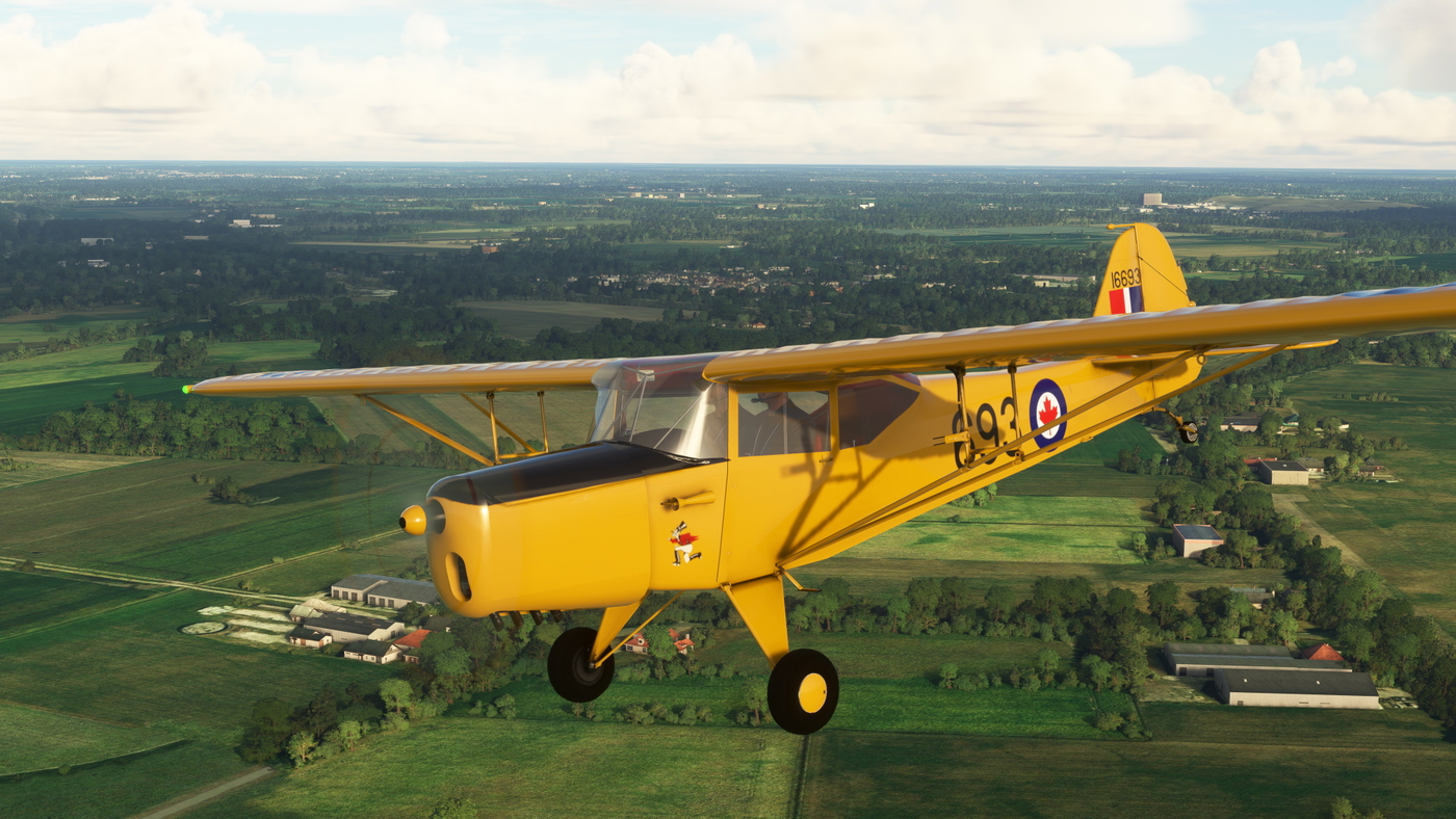 Auster Autocrat G-BLPG/PH-CAF/RCAF 693 for Microsoft Flight Simulator ...