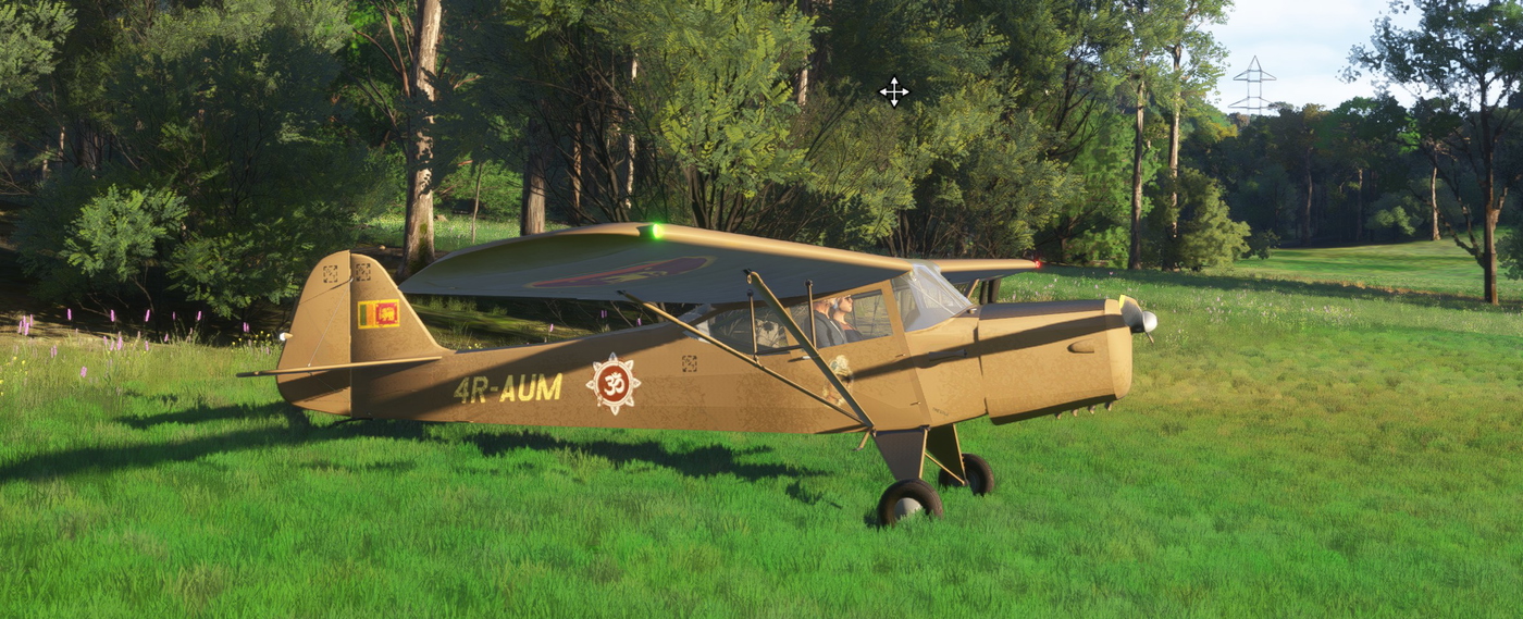 Auster J-1A Autocrat 4R-AUM brown for Microsoft Flight Simulator | MSFS