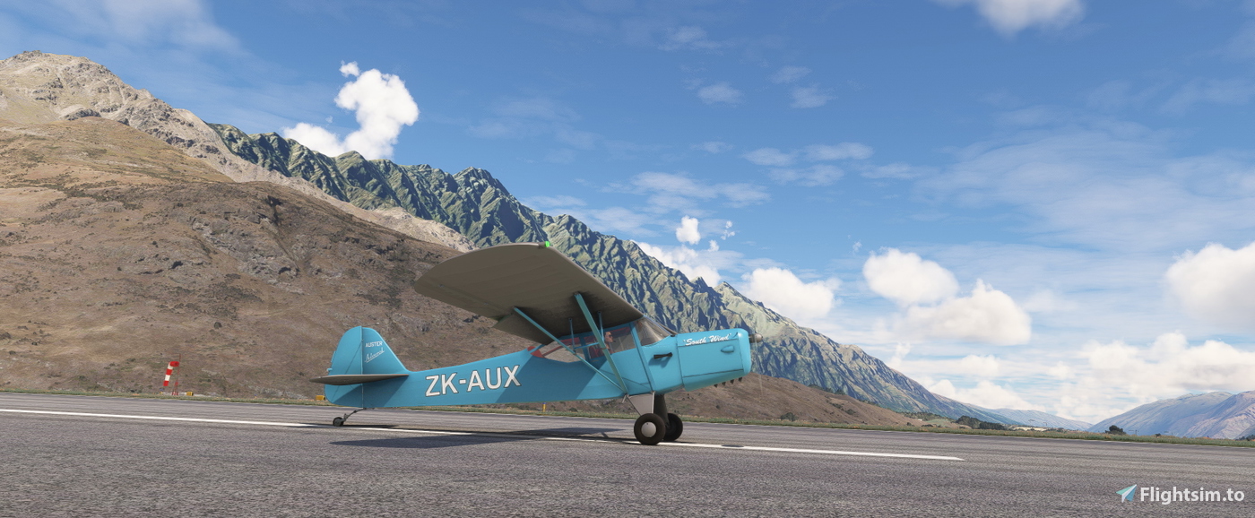 Auster J1 Autocrat ZK-AUX for Microsoft Flight Simulator | MSFS