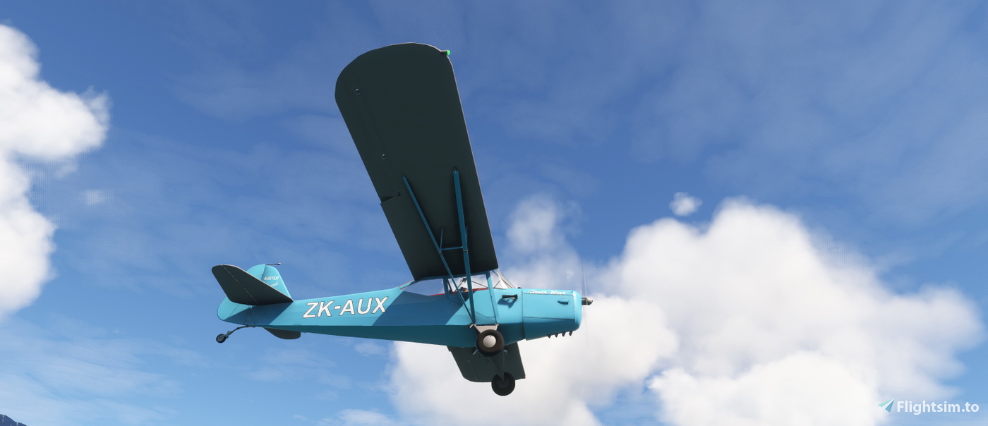 Auster J1 Autocrat ZK-AUX for Microsoft Flight Simulator | MSFS