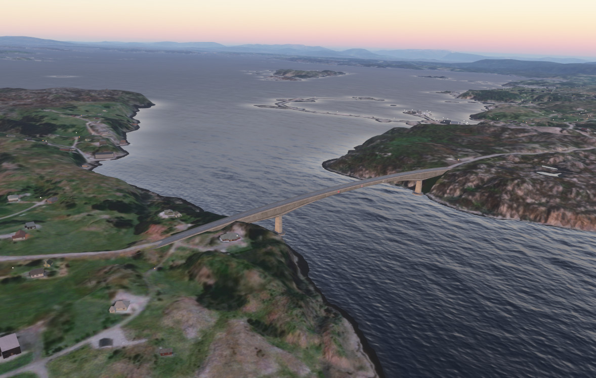 Austevoll Bridges (4 bridges close to ENBR) for Microsoft Flight ...