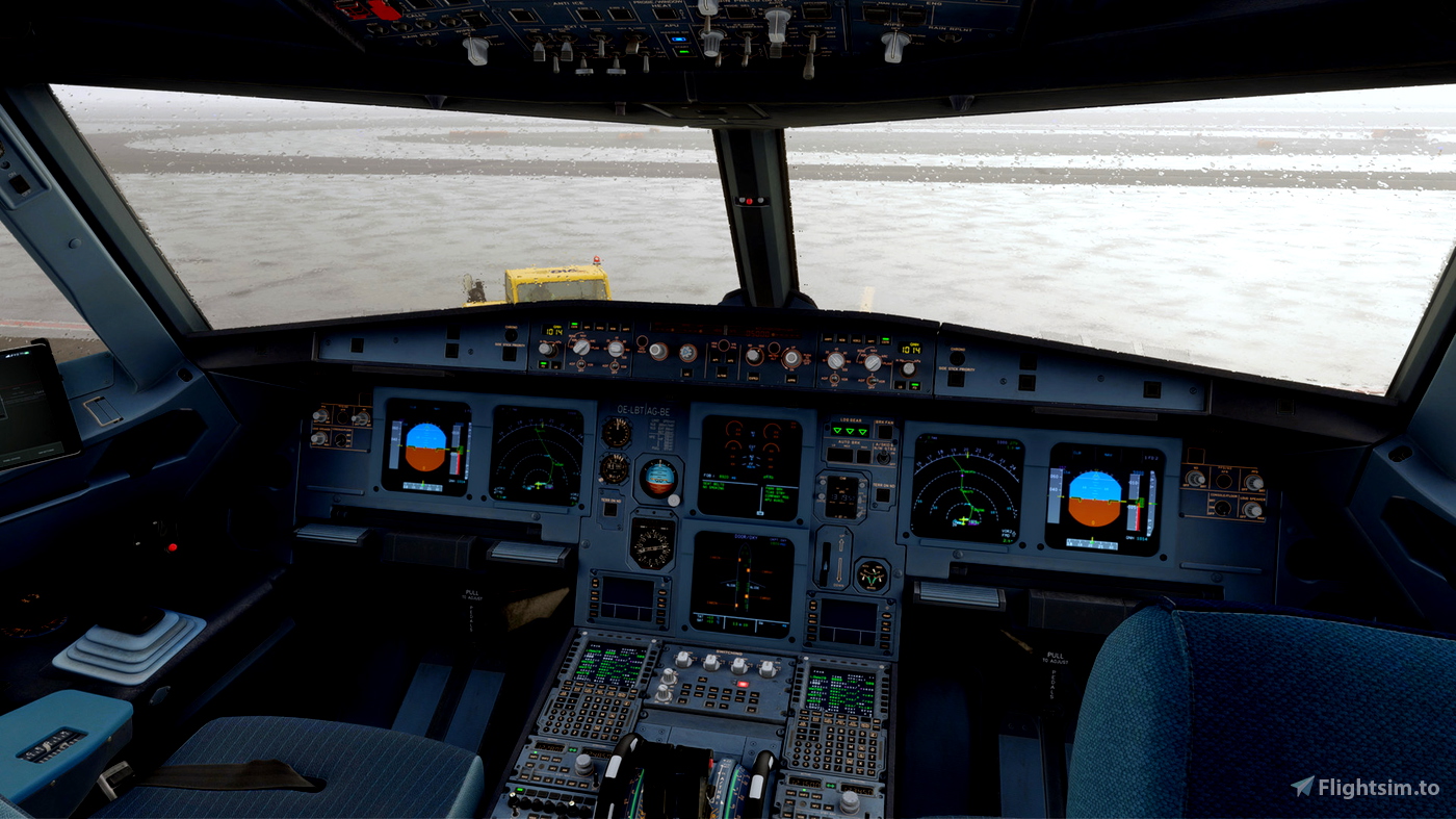 Austrian A320 NC Fleet Pack with custom cabins + EIS1 visual mod for Fenix A320 V2 [8K+4K] for ...