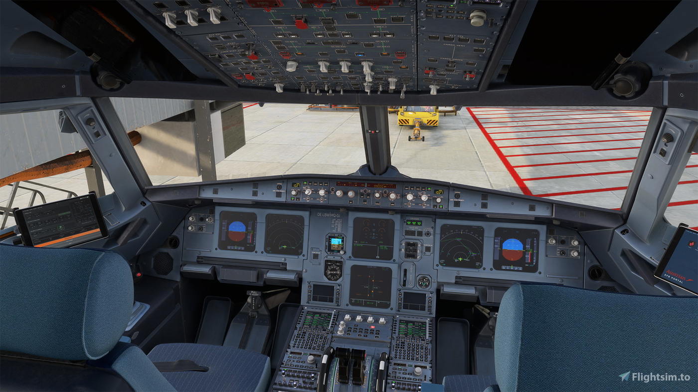 Austrian A320 OC Fleet Pack with custom cabins + EIS1 visual mod for Fenix A320 V2 [8K+4K] за ...